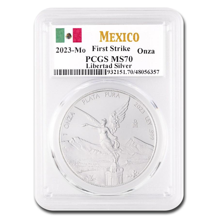 [保証書・スラブ付き] 2023年 (新品) メキシコ「リベルタッド」純銀 1オンス 銀貨 PCGS MS70 (ファーストストライク) : ゴールド市場ドットコム - 通販 - Yahoo ...