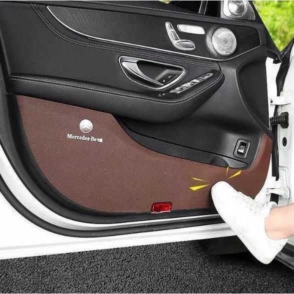 ベンツ メルセデス C/E/GLC/GLA/CLA/GLB/A ドアアンチキックマット保護パッドステッカーアームレストカバー キックマットP ...