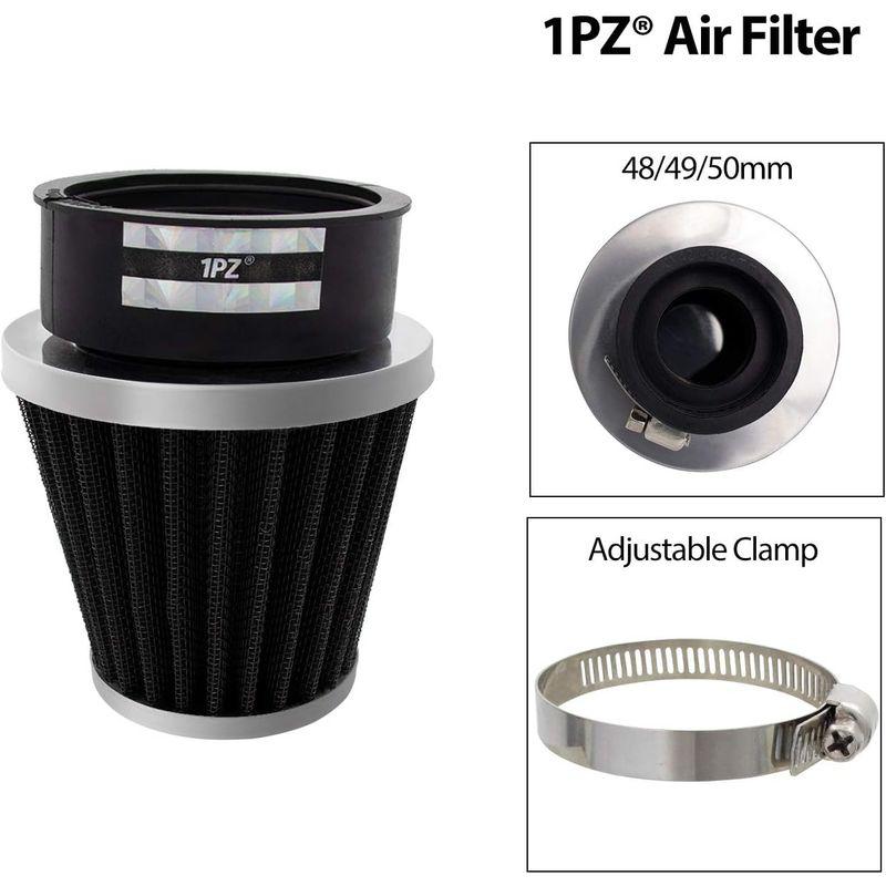 1PZ JP2-AR6 パワーフィルター 2個 エアクリーナー 48/49/50mm 50mm バンディット400 GS750E GS100 : Golden Kagetsu Mart ...
