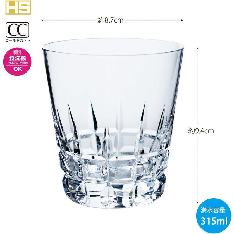 東洋佐々木ガラス ウイスキーグラス ロックグラス カットグラス 315ml 割れにくい コップ 日本製 食洗機対応 T-20113HS-C7 : Golden Kagetsu Mart ...