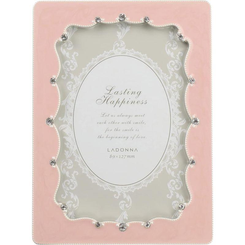 LADONNA ラドンナ フォトフレーム ブライダル ピンク L判 BJ12-L-PK : Golden Kagetsu Mart - 通販 - Yahoo!ショッピング