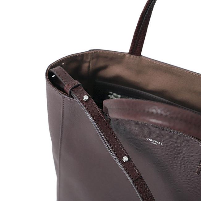 ORCIVAL オーシバル PVCコーティング 2WAY トートバッグ OR-H0022 EPV H0022 SPV 縦型 ショルダーバッグ ...