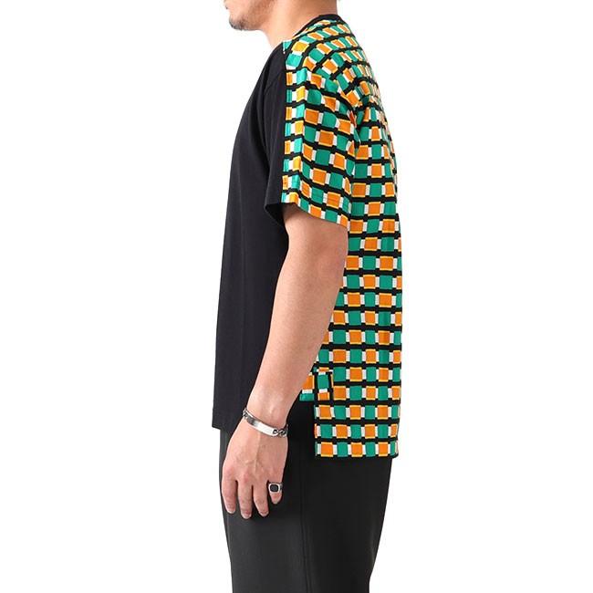 MARNI マルニ 切り替え Tシャツ HUMU0009Q0 STJ268 半袖Tシャツ MARNI マルニ 切り替え Tシャツ HUMU0009Q0 STJ268 半袖Tシャツ