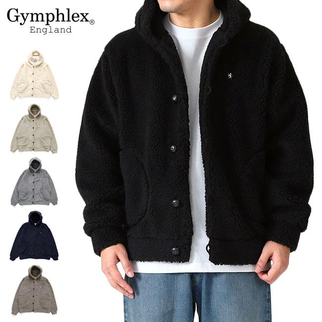 Gymphlex ジムフレックス フード付き ボアフリース ワイドジャケット GY-A0727 BOA メンズ : Golden State ...