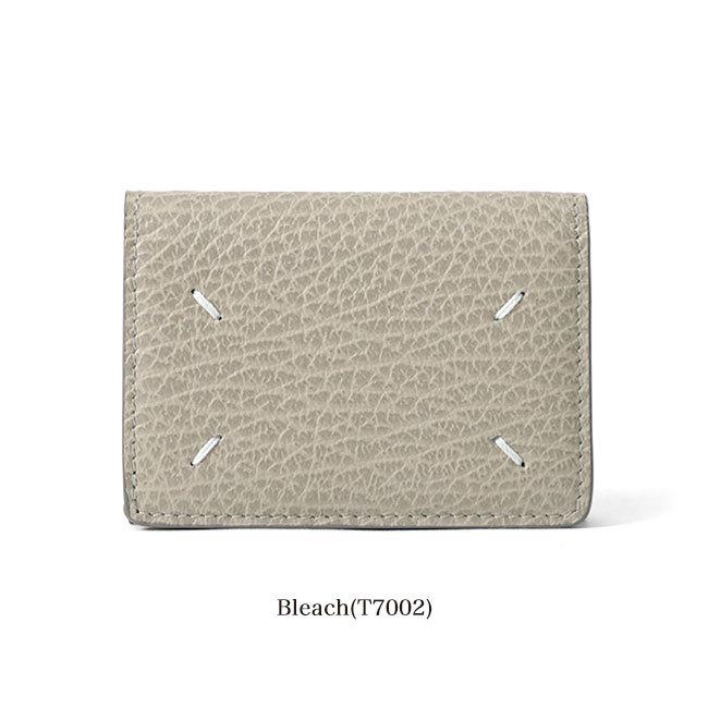 Maison Margiela メゾンマルジェラ グレインレザー 3つ折り 財布 Maison Margiela メゾンマルジェラ グレインレザー 3つ折り 財布