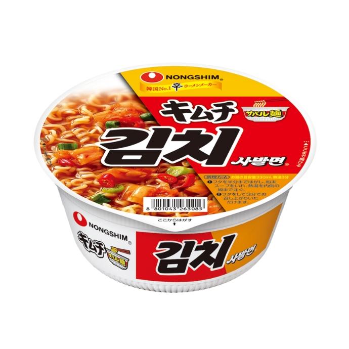 農心 キムチ カップラーメン 86g【12個】 キムチサバル麺 韓国ラーメン : GoldenBridgeヤフーSHOP - 通販 - Yahoo!ショッピング