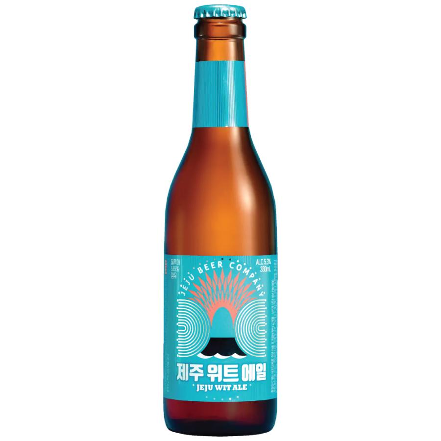 済州 エール ビール(瓶) 330ml 24本 箱売り 1BOX / JEJU WIT ALE ゼジュチェジュウ ウィート beer : GoldenBridgeヤフーSHOP - 通販 ...