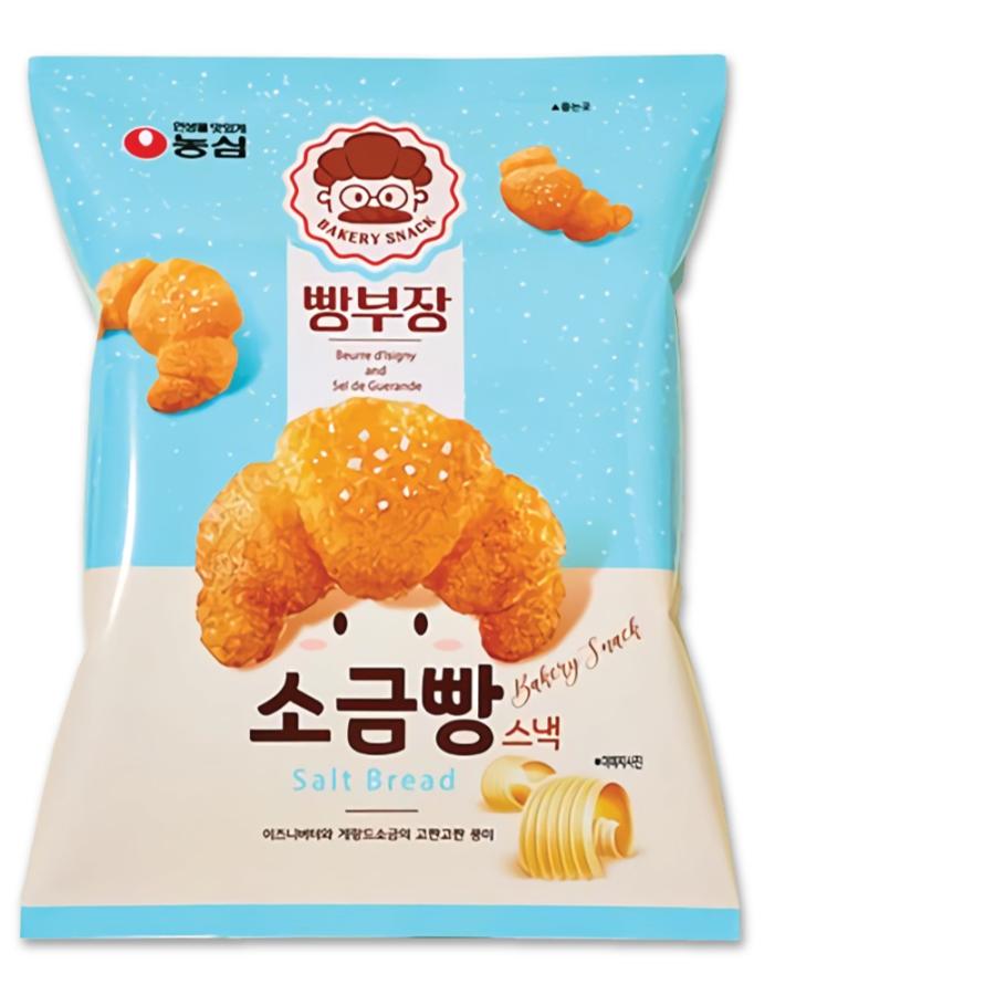 農心 パン部長の塩パン スナック 5袋セット 55g / 韓国 シオスナック お菓子 おやつ : GoldenBridgeヤフーSHOP - 通販 - Yahoo!ショッピング