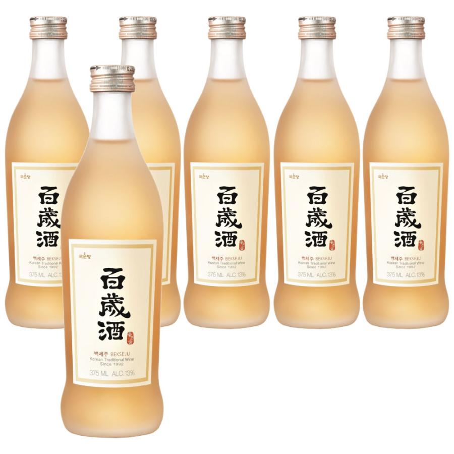 麹醇堂 百歳酒 375ml 6本セット / 韓国 お酒 ベクセジュ : GoldenBridgeヤフーSHOP - 通販 - Yahoo!ショッピング