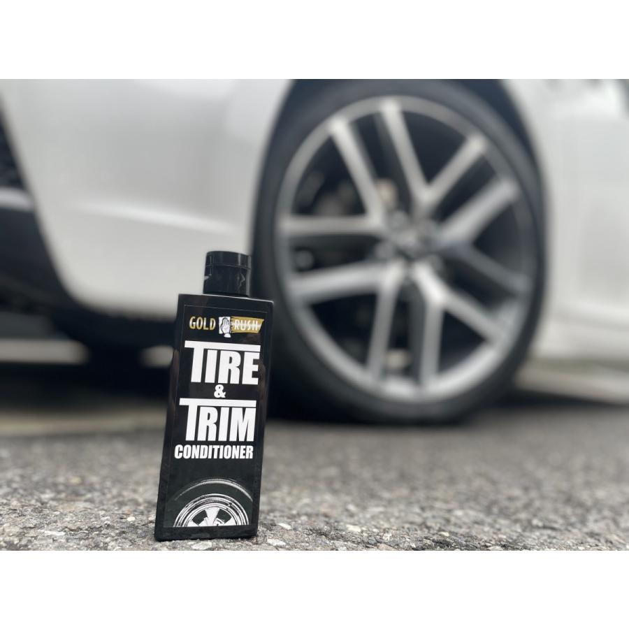 TIRE & TRIM CONDITIONER【GOLD RUSH】水性 タイヤワックス 未塗装樹脂 艶出し 保護 :GR-004 ...