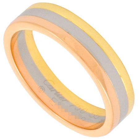 Cartier カルティエ ヴァンドーム ウエディング リング 4.8mm スリーカラーゴールド K18YG/WG/PG #55 : ゴールドプラザ ヤフー店 - 通販 - Yahoo!ショッピング
