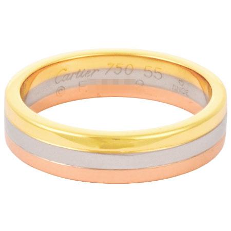 Cartier カルティエ ヴァンドーム ウエディング リング 4.8mm スリーカラーゴールド K18YG/WG/PG #55 : ゴールドプラザ ヤフー店 - 通販 - Yahoo!ショッピング