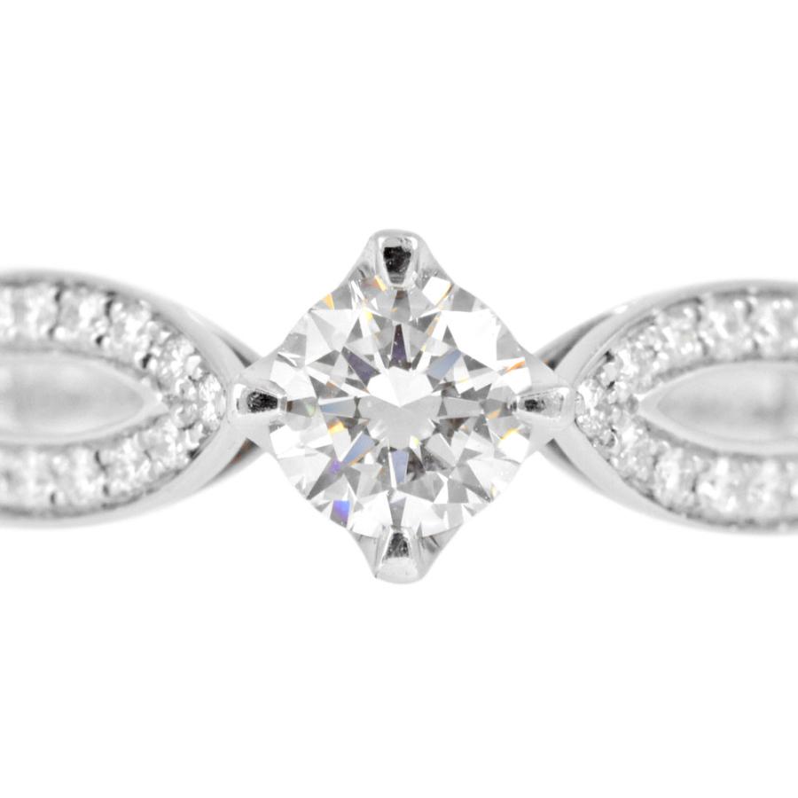 ブシュロン BOUCHERON ポン ドゥ パリ ダイヤモンド 0.30ct(F/VVS1/3EX) ソリテール リング Pt950 #47 JSL00202 :IT3JGKKCZNR4 ...
