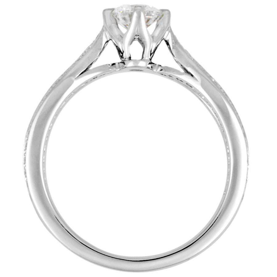 ブシュロン BOUCHERON ポン ドゥ パリ ダイヤモンド 0.30ct(F/VVS1/3EX) ソリテール リング Pt950 #47 JSL00202 :IT3JGKKCZNR4 ...