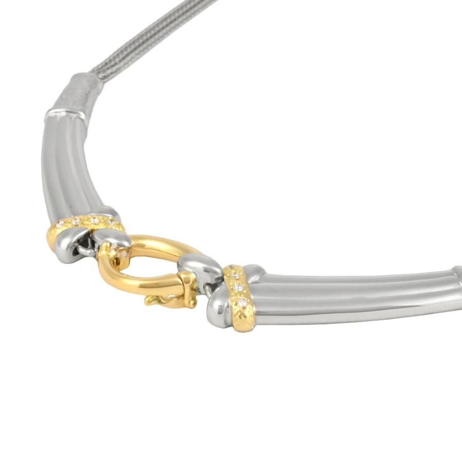 ISHIKAWA 石川暢子 NOBUKO アズタイム ダイヤモンド ネックレス K18YG/WG/Pt900 作家ジュエリー : ゴールドプラザ ヤフー店 - 通販 - Yahoo!ショッピング