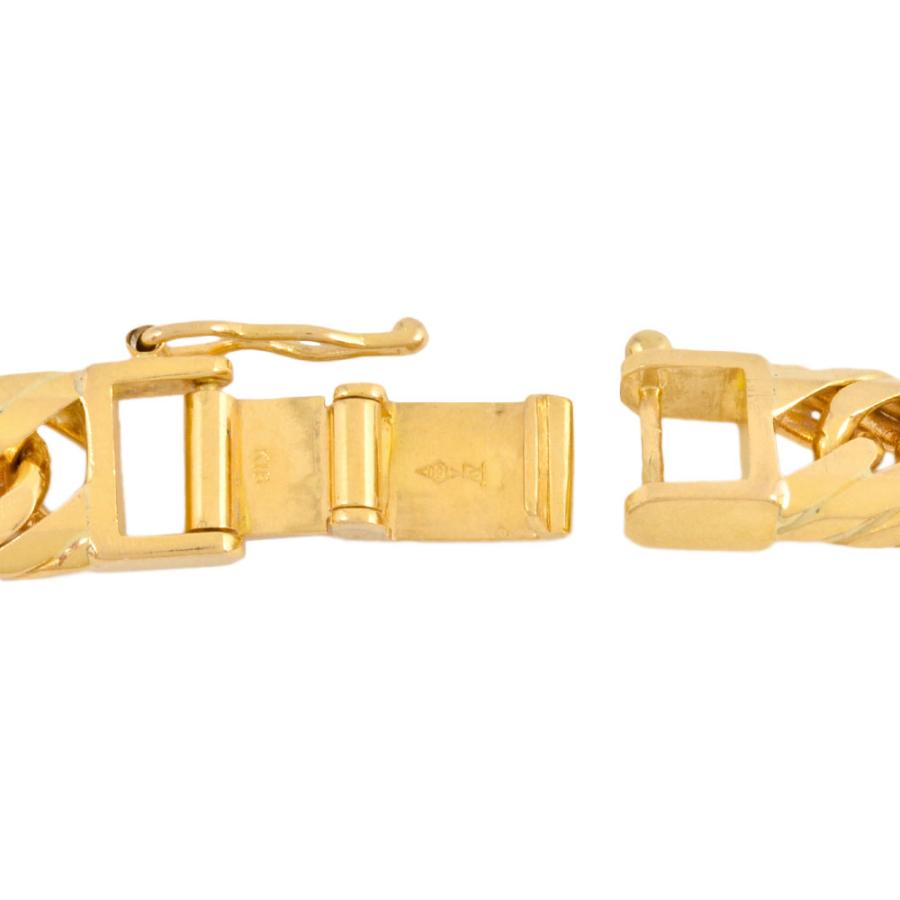 喜平 キヘイ 8面 トリプル ブレスレット K18YG ゴールド 30.4g 17.5cm : ゴールドプラザ ヤフー店 - 通販 - Yahoo!ショッピング