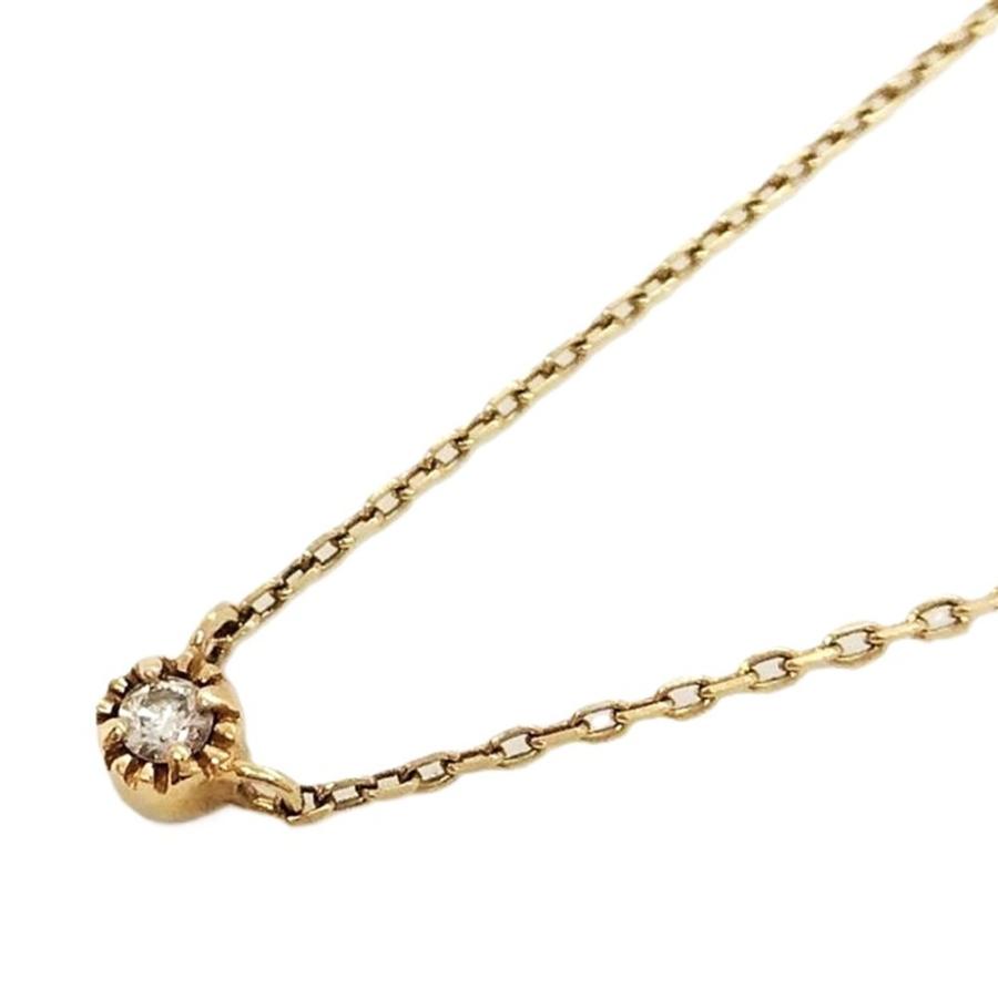ete エテ 1P ネックレス ダイヤモンド 0.02ct K10 ゴールド : ゴールドプラザ ヤフー店 - 通販 - Yahoo!ショッピング
