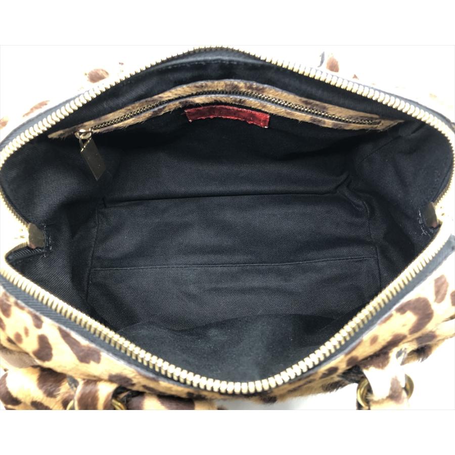 VALENTINO ヴァレンティノ レオパード ハンドバッグ ハラコ VALENTINO ヴァレンティノ レオパード ハンドバッグ ハラコ