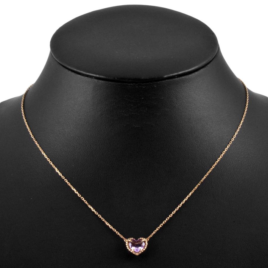 スタージュエリー STAR JEWELRY ハートモチーフ ネックレス アメジスト K10YG 2.2g レディース : ite1hidre0rc : ゴールドプラザ ヤフー店 - 通販 ...