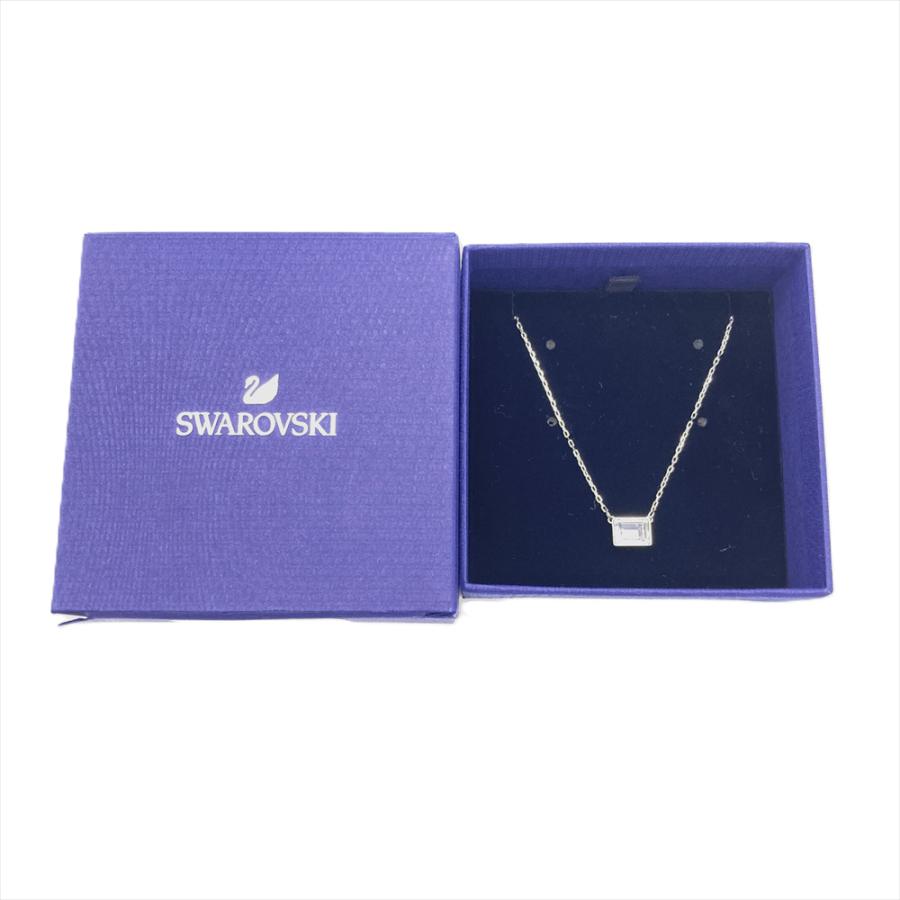 SWAROVSKI スワロフスキー ネックレス 5568014 シルバー : ゴールドプラザ ヤフー店 - 通販 - Yahoo!ショッピング