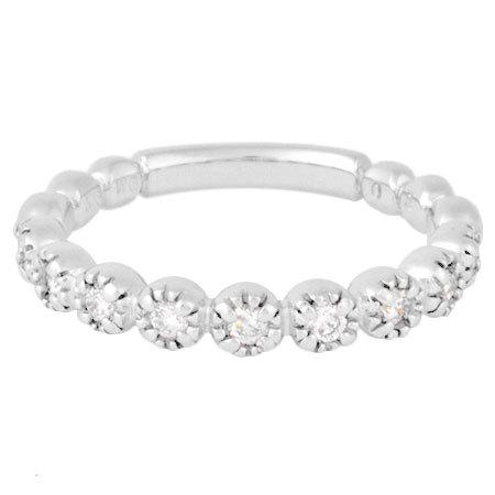 Ponte Vecchio ポンテヴェキオ ダイヤモンド 0.17ct リング #7 K18WG : ゴールドプラザ ヤフー店 - 通販 - Yahoo!ショッピング