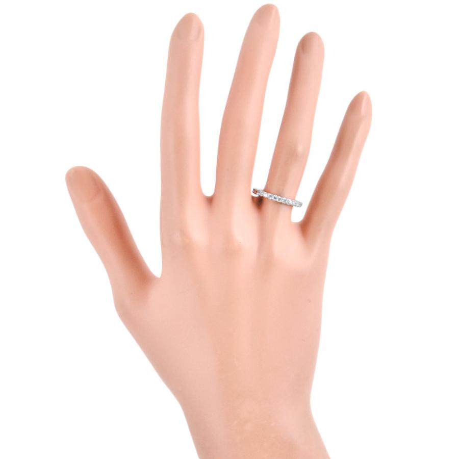 Ponte Vecchio ポンテヴェキオ ハーフ エタニティ リング 指輪 ダイヤモンド 0.35ct 約10号 K18WG ホワイトゴールド 2.1g レディース : ゴールドプラザ ...