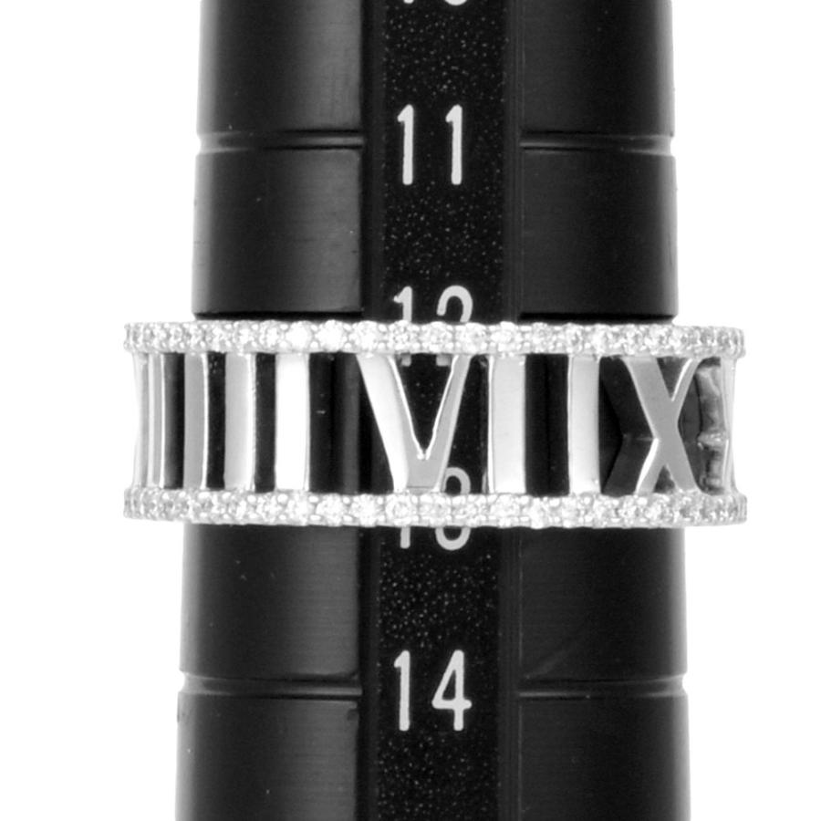 ティファニー Tiffany&Co アトラス オープンリング フルダイヤ K18WG ＃12 :ITORKC6765VA:ゴールドプラザ ヤフー店 - 通販 - Yahoo!ショッピング