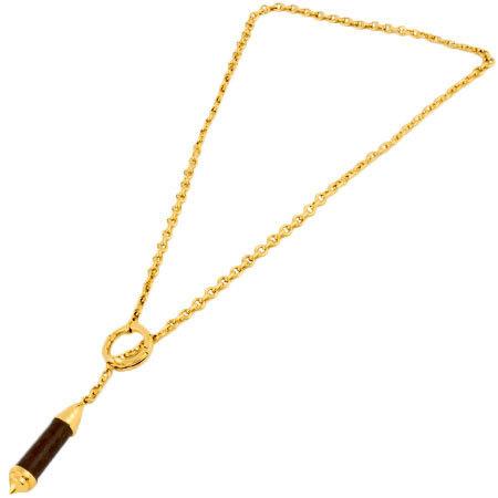 CHAUMET ショーメ トワジュテーム ネックレス K18YG ウッド CHAUMET ショーメ トワジュテーム ネックレス K18YG ウッド