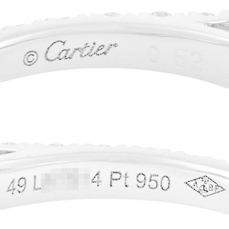 Cartier カルティエ デスティネ ダイヤモンド 0.52ct(F/VS1/VG) ソリテール リング Pt950 #49 N4726800 : ゴールドプラザ ヤフー店 - 通販 ...