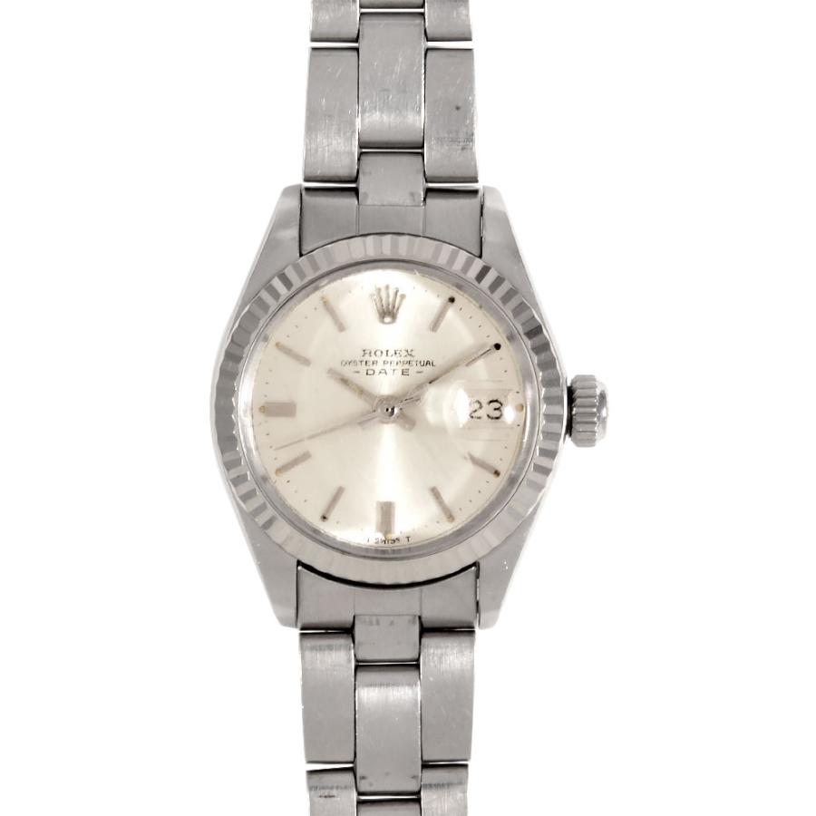 ROLEX ロレックス 6917 デイトジャスト 7桁31番台 腕時計 シルバー文字盤 SS WG レディース : ゴールドプラザ ヤフー店 ...
