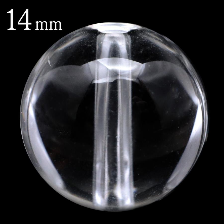 水晶 粒売り 1粒 ビーズ 14mm AAA 透明 クリスタルクォーツ アクセサリー パーツ ハンドメイド 手作り 天然石 パワーストーン : crystalbz14 : GOLD STONE ...