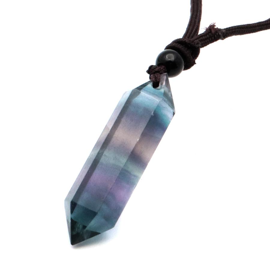 レインボー フローライト ポイント ペンダント ロング ネックレス マルチカラー 天然石 パワーストーン おしゃれ 蛍石 Rainbow Fluorite : fluorite-pp3 ...