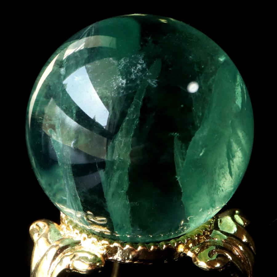 グリーン フローライト AAA 丸玉 直径 約30.4mm スフィア 台座 蛍石 天然石 1点もの パワーストーン Fluorite : GOLD STONE. - 通販 - Yahoo!ショッピング