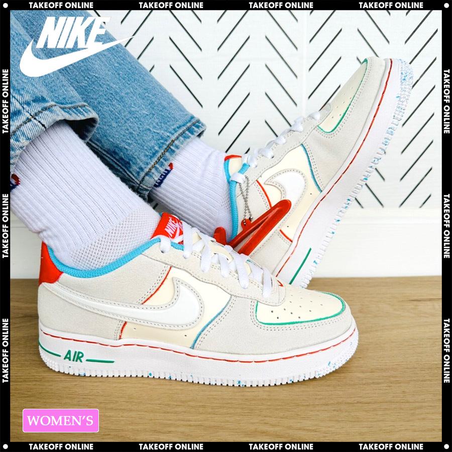 NIKE（ナイキ） 【並行輸入品】ナイキ レディース スニーカー エアフォース1 BG "ホリデークッキー" NIKE AIR FORCE 1 ...