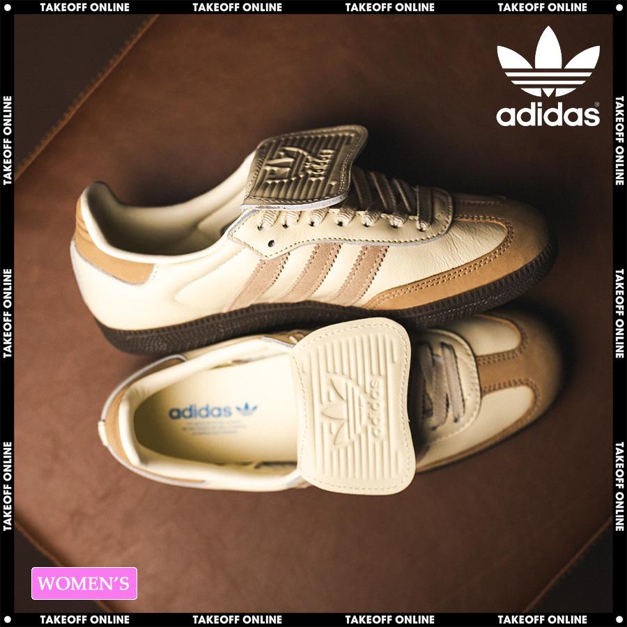 アディダス スニーカー レディース サンバ OG W ADIDAS SAMBA LT W CREAM WHITE/WARM SANDSTONE ...