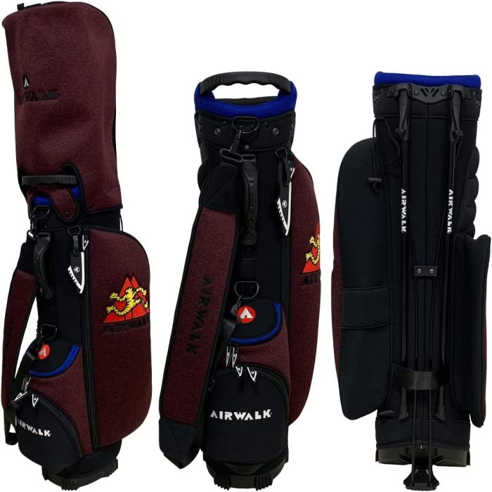 AIR WALK GOLF エアウォーク ゴルフ AWCB-02 スタンドキャディバッグ 9.0型 【ストリートブランド「AIRWALK ...