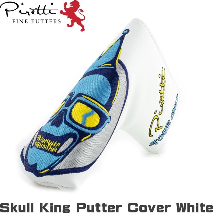 Piretti ピレッティ Skull King Putter Cover White スカルキング パターカバー ホワイト : ゴルフ ...