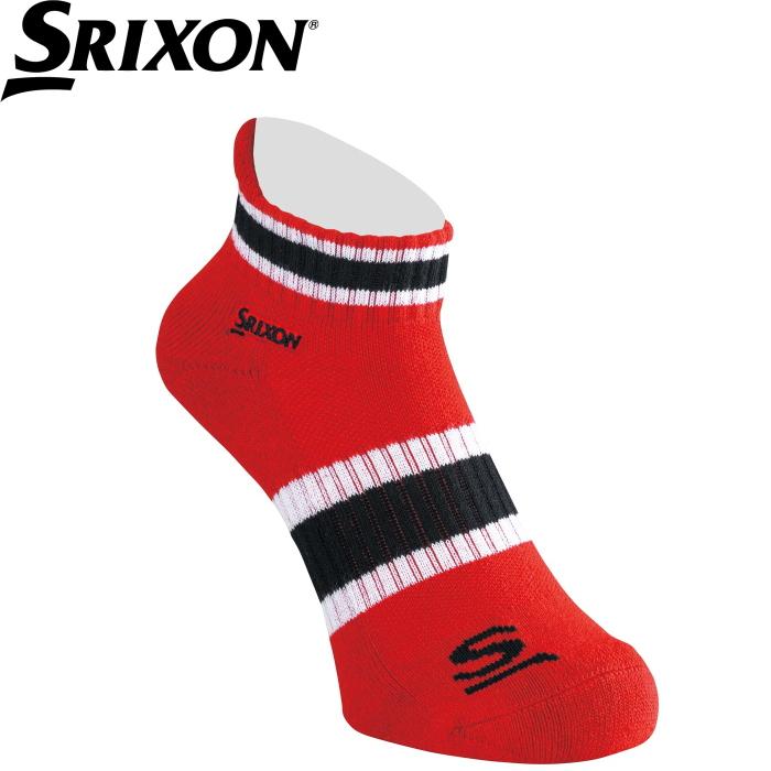 【メール便発送可】SRIXON スリクソン メンズ ショートソックス SMO6433 レッド RED : ゴルフアトラス - 通販 ...