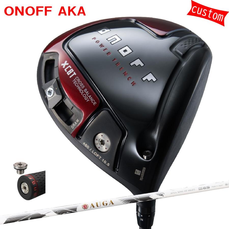 ゴルフクラブ カスタム 24モデル ONOFF AKA ドライバー AUGA マミヤ オーガ ホワイト 特注 オーダーカスタム品 赤オノフ CBTグリップ : ゴルフマガジーノ - 通販 ...
