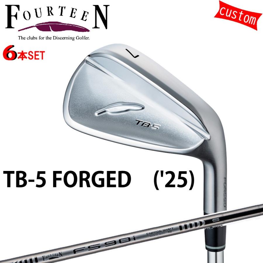 FOURTEEN ゴルフクラブ フォーティーン 25モデル TB-5 フォージドアイアンセット GOLF カスタム N.S.PRO FS-90i ブラックエディッション : ゴルフマガジーノ ...