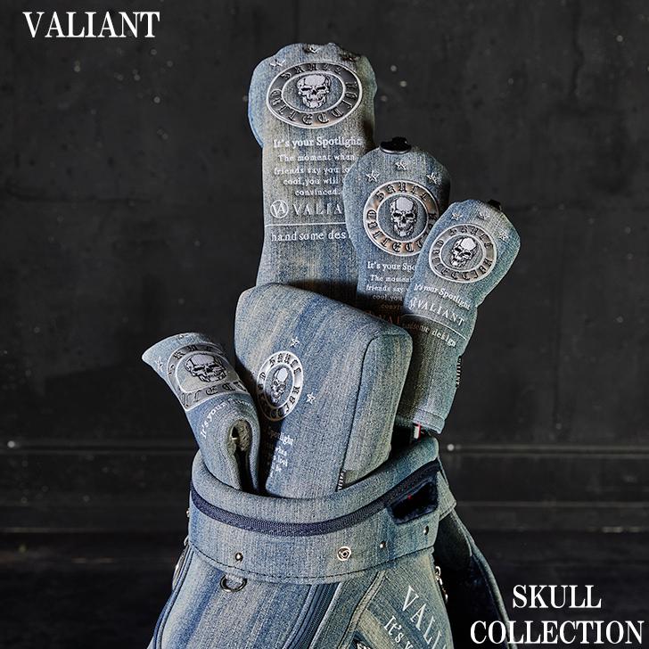 【公式】VALIANT/バリアントスカル デニムヘッドカバー VA-017HC インディゴウォッシュ 限定品 かっこいい おしゃれ シェリフ ...