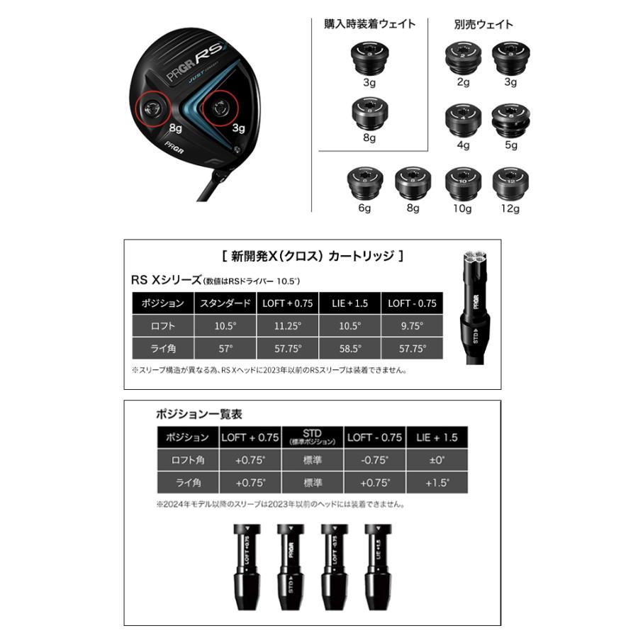 PRGR プロギア RSXシリーズ RS F ドライバー ツアーAD XC TOUR AD 2024年最新モデル カスタム 新品 保証書付き : GOLF SEASON - 通販 ...