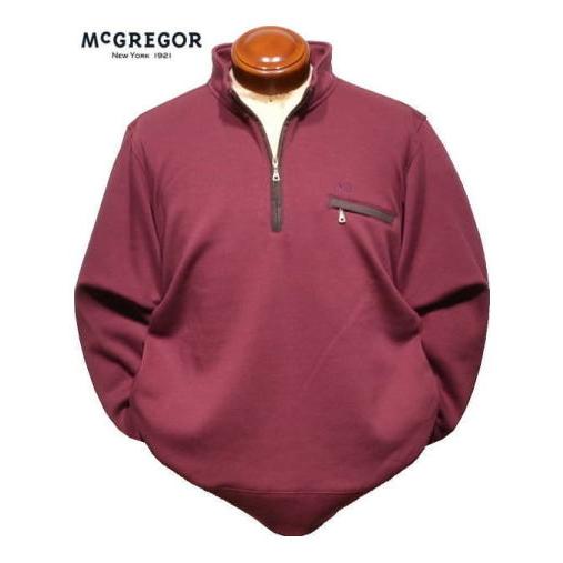 McGREGOR マクレガー トレーナー メンズ 111614802 裏起毛 ストレッチ スウェット ハーフジップトレーナー スウェットシャツ M.L.XL : ゴルフ・スプリング - 通販 ...