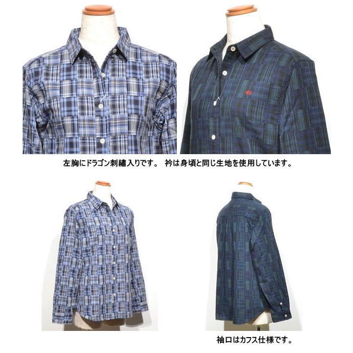 McGREGOR マックレガー 長袖シャツ レディース 311174607 家庭洗濯可 パッチワーク ブラウス L : ゴルフ・スプリング - 通販 - Yahoo!ショッピング