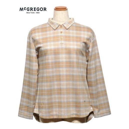 McGREGOR マクレガー 長袖ポロシャツ レディース 311614701 ワイドシルエット 手洗い可 秋冬 長袖シャツ L : ゴルフ・スプリング - 通販 - Yahoo!ショッピング