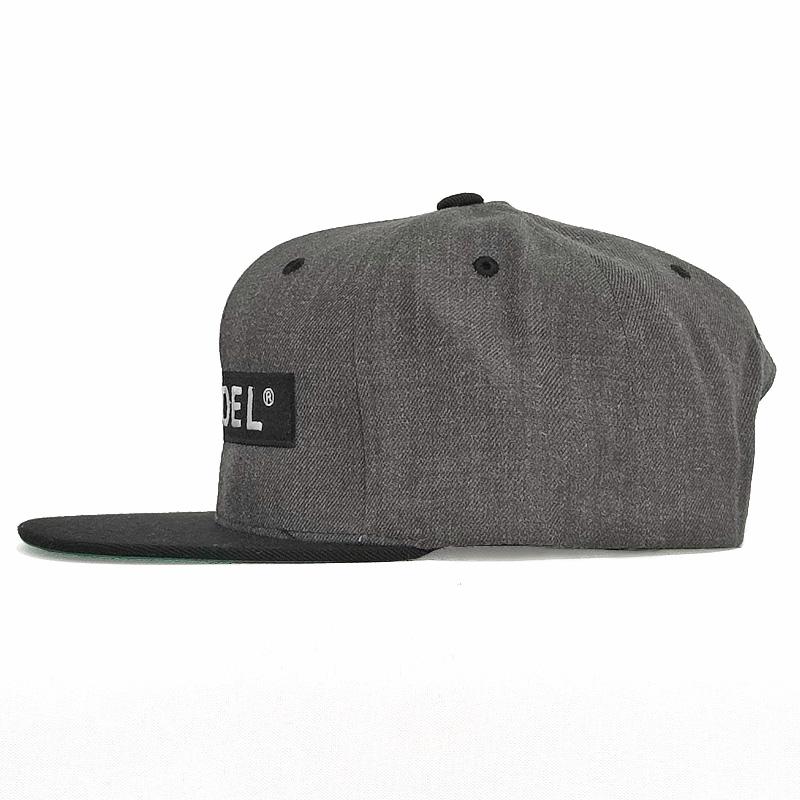 BANDEL バンデル スナップバック フラットキャップ BOX LOGO Grey×Black BAN-CP009 2WF2 平ツバ フラット キャップ フラットビル フラットバイザー 帽子 ...