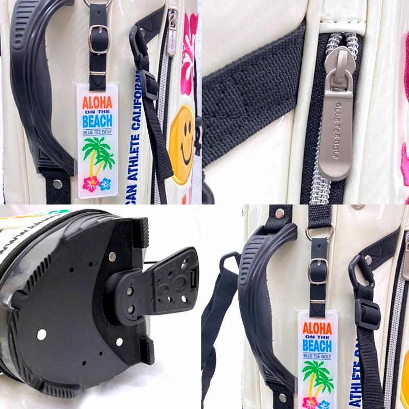 ブルーティーゴルフ 9型 アロハオンザビーチ スタンドバッグ ALOHA ON THE BEACH BTG-CB011 Blue Tee Golf California CB-011 キャディ ...