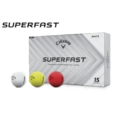 Callaway（キャロウェイ） ゴルフボール SUPERFASTボール 15個入り スーパー ファスト GOLF BALL 2025モデル ...