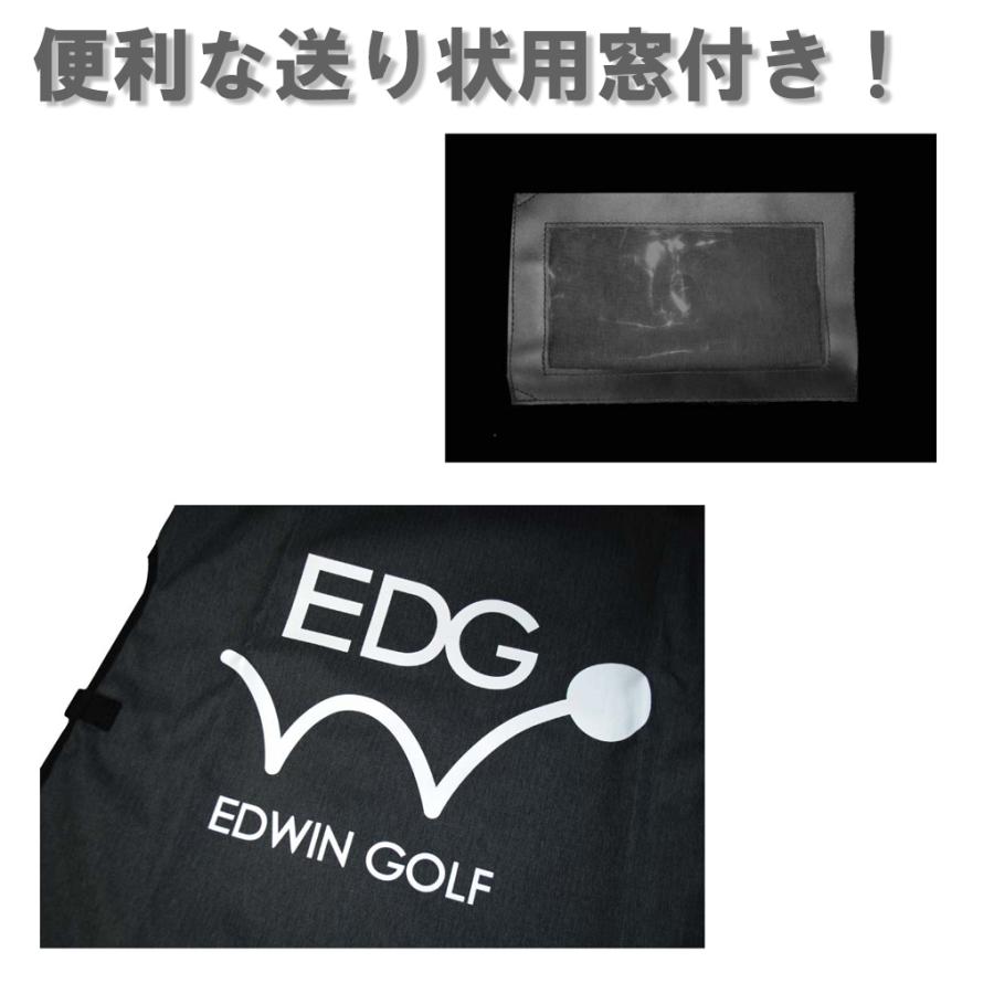 EDWIN GOLF エドウィンゴルフ トラベルカバー【EDTC-3865】 着脱可能 底無しタイプ ブラック : ゴルフトゥエンティ - 通販 - Yahoo!ショッピング