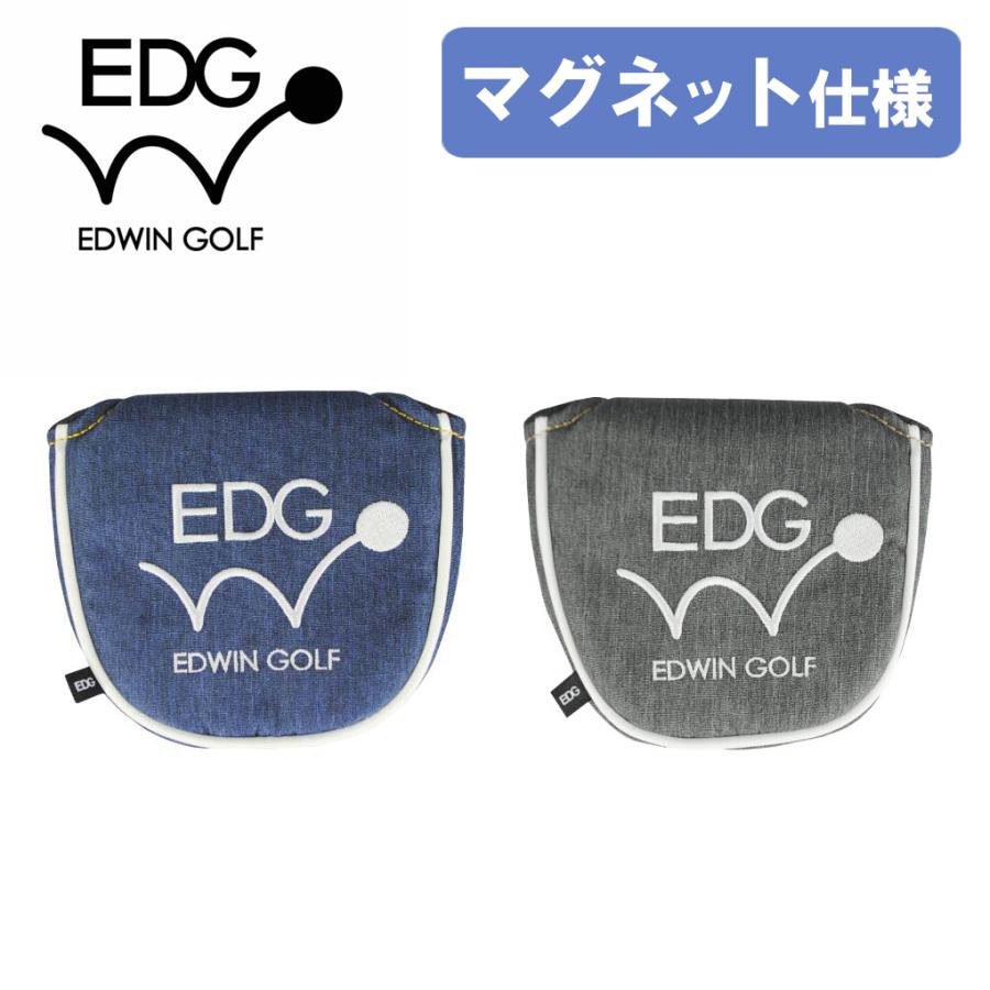 EDWIN GOLF エドウィンゴルフ パターカバー 【EDPC-3864】 ネオマレット用 ネイビー ダークグレー デニム : ゴルフトゥエンティ - 通販 - Yahoo!ショッピング